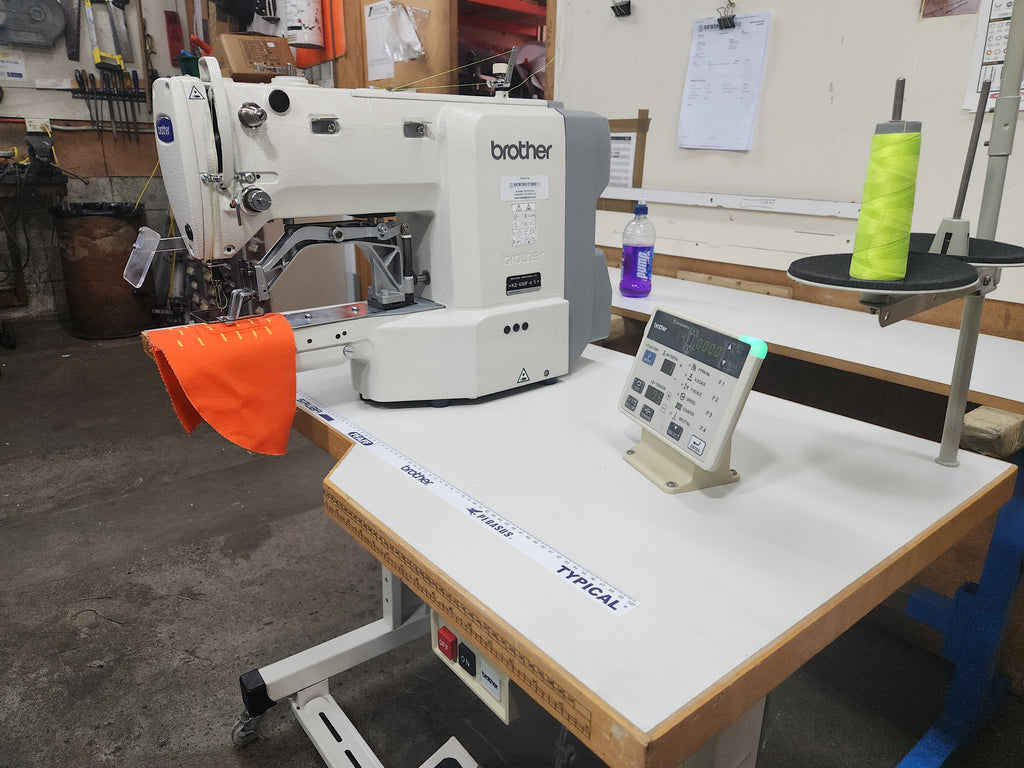 Second Hand Brother KE430F Bartacking Machine.