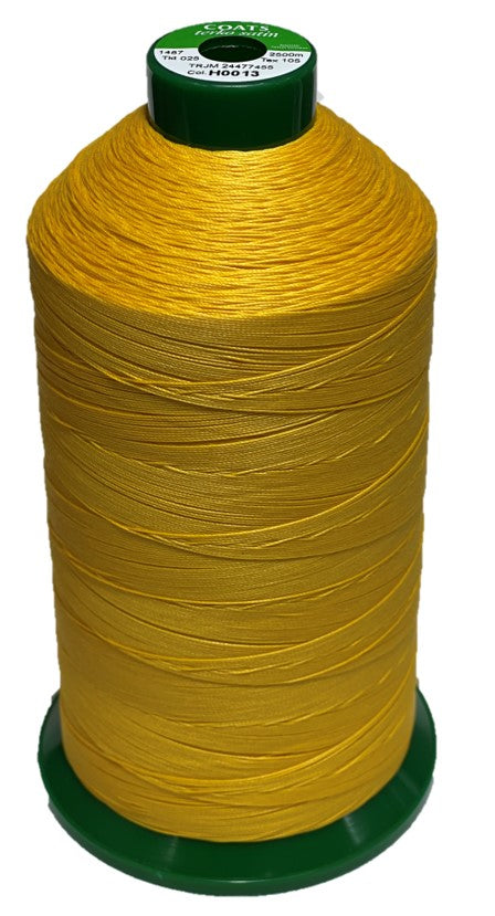 Coats Terko Satin Thread. Ticket: 25 Tex: 105 Cotton Wrapped Polyester