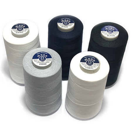 Coats Moon Drima Overlocking Versatile Threads - Spun Polyester